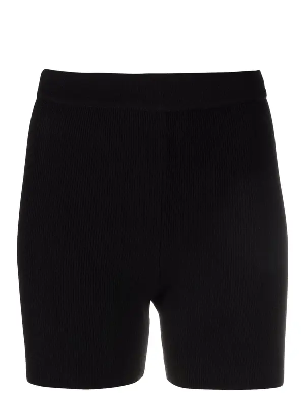 Jacquemus Le Short Arancia Biker Shorts - Black