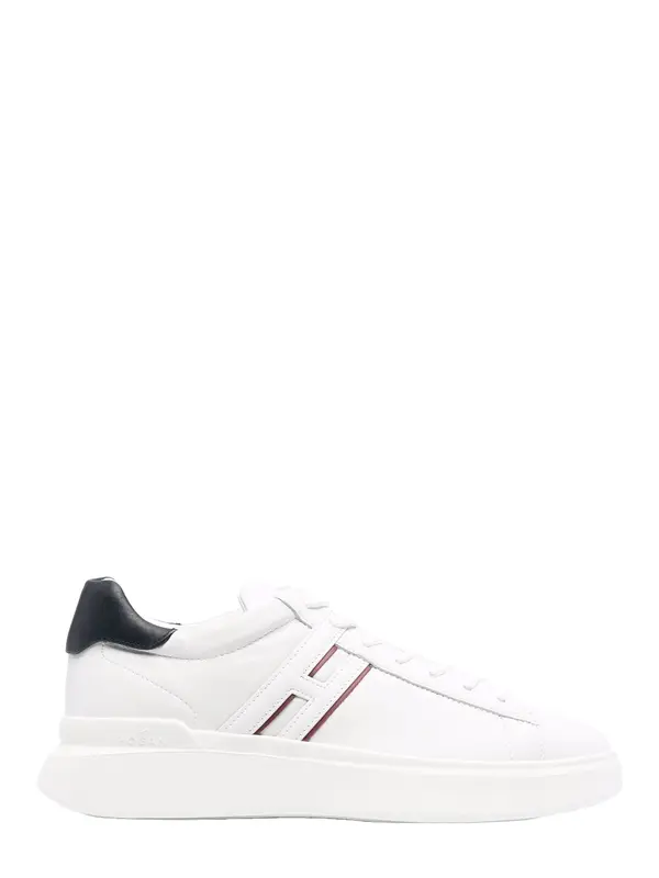 Hogan H580 Leather Sneakers - White