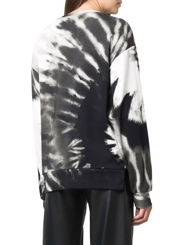 Philipp Plein Tie-dye Print Sweatshirt - Black
