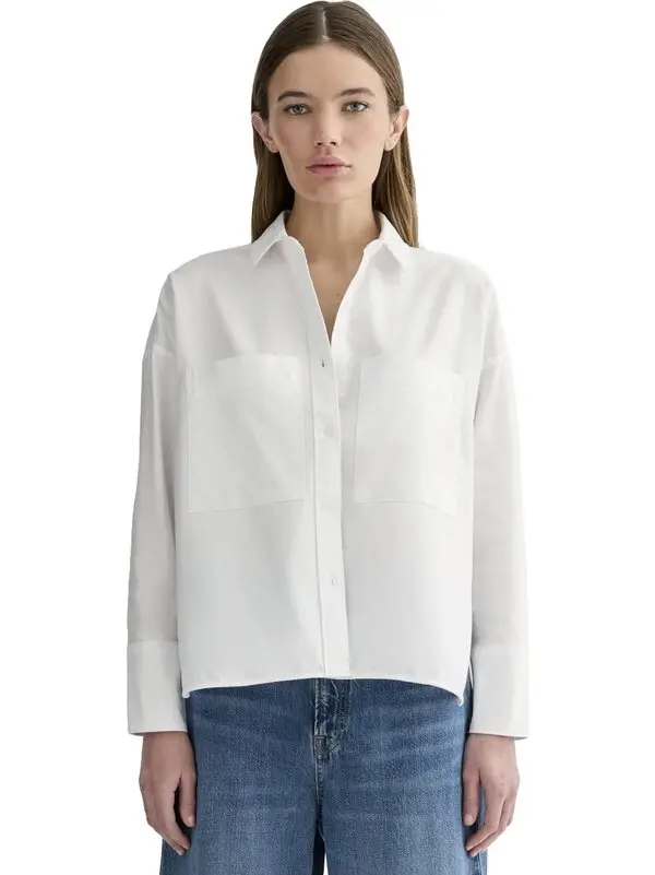 Everlane Boxy Oxford Shirt - White