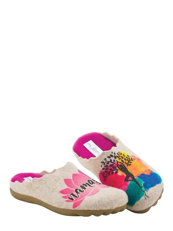 SPRING STEP SHOES Namaste Scuff Slipper - Sand