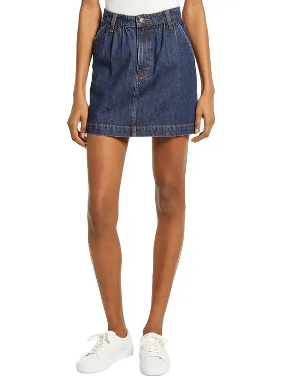 LEEM Denim Miniskirt - Compass