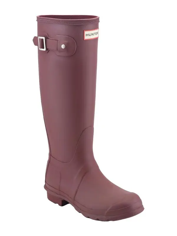 Hunter Original Tall Boots - Dark Red