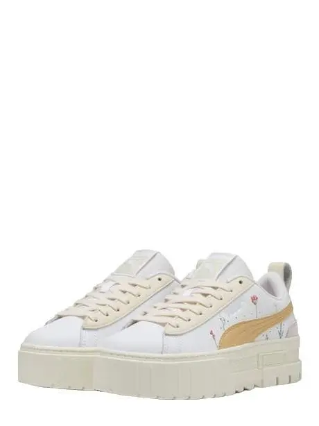 PUMA Mayze Classic Platform Sneakers - Puma White-white