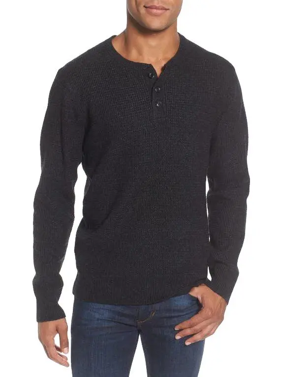 SCHOTT Thermal Henley - Black