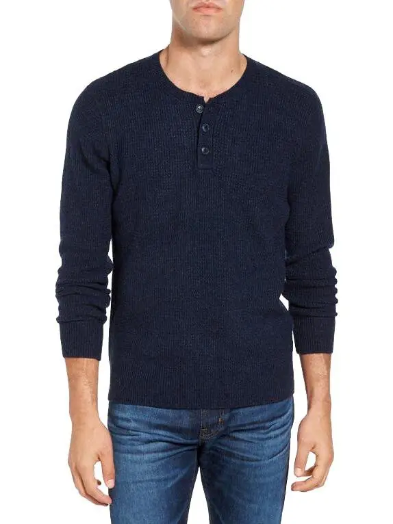 SCHOTT Thermal Henley - Navy