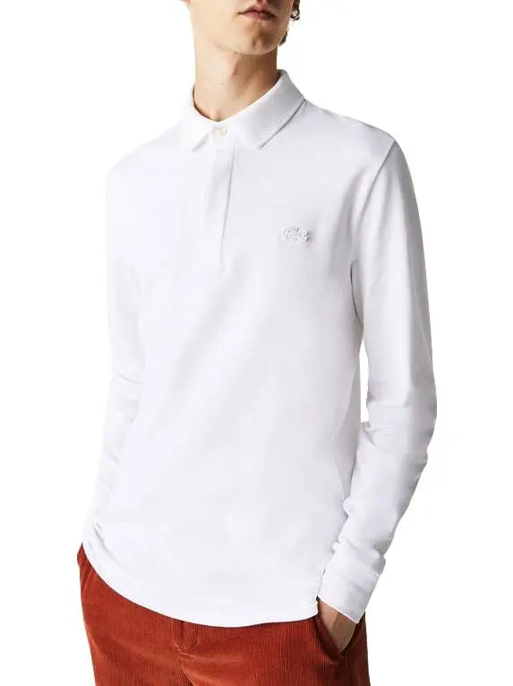 Lacoste Long Sleeve Polo - 001 White