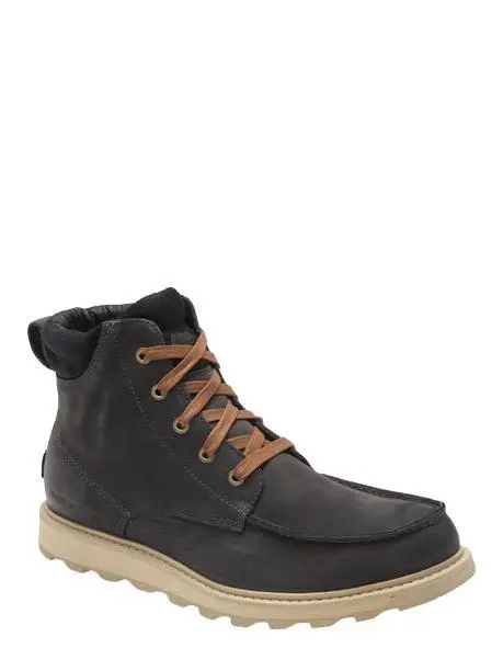 Sorel Madson Ii Moc Toe Waterproof Boots - Coal