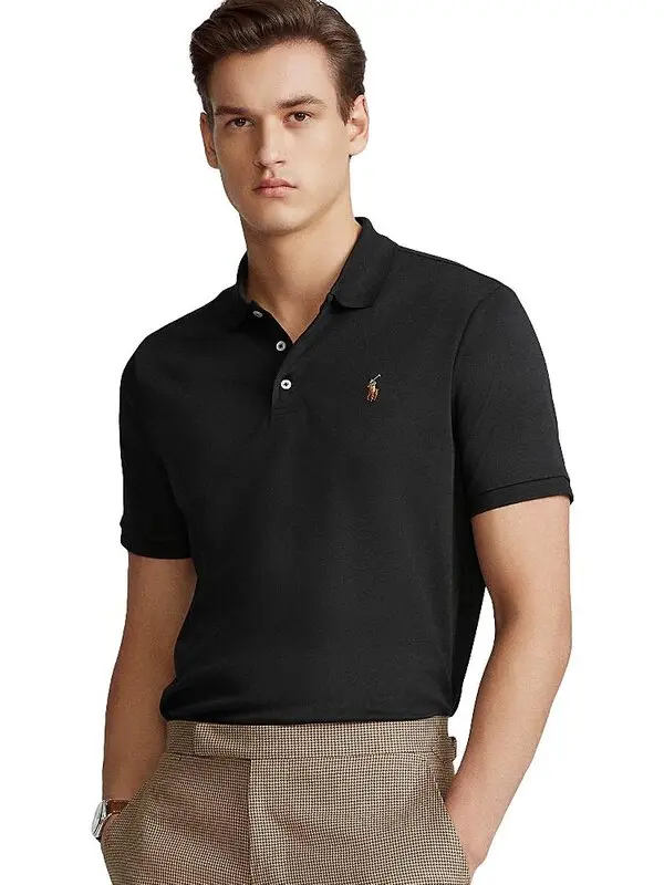 Polo Ralph Lauren Soft Cotton Polo Shirt - Polo Black