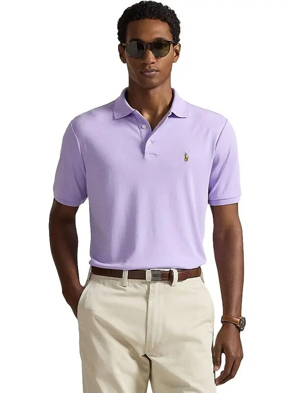 Polo Ralph Lauren Classic Fit Soft Cotton Polo Shirt - Purple