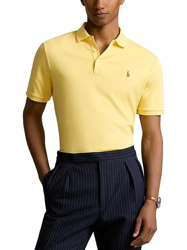 Polo Ralph Lauren Classic Fit Soft Cotton Polo Shirt - Yellow