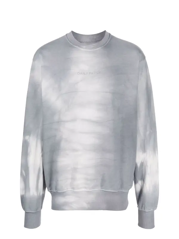 DAILY PAPER Tie-dye Print Jumper - Grey