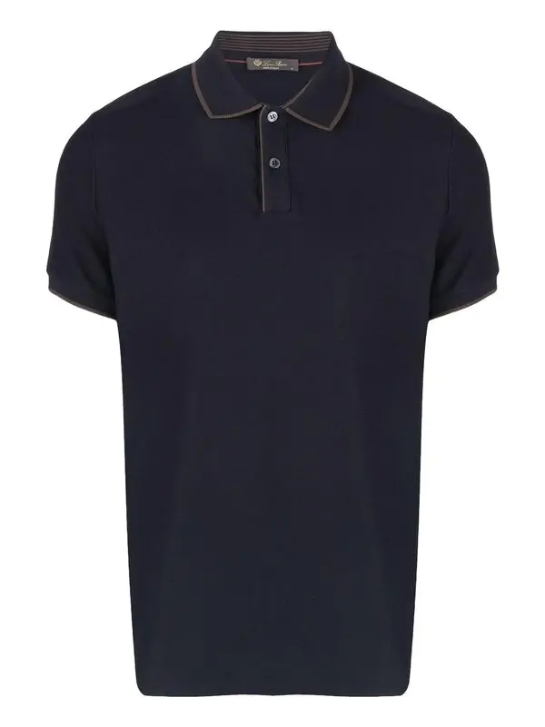 Loro Piana Short-sleeved Polo Shirt - Blue