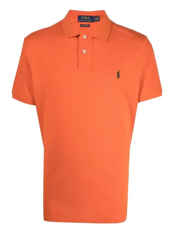 Polo Ralph Lauren Piqué Polo Shirt - Orange