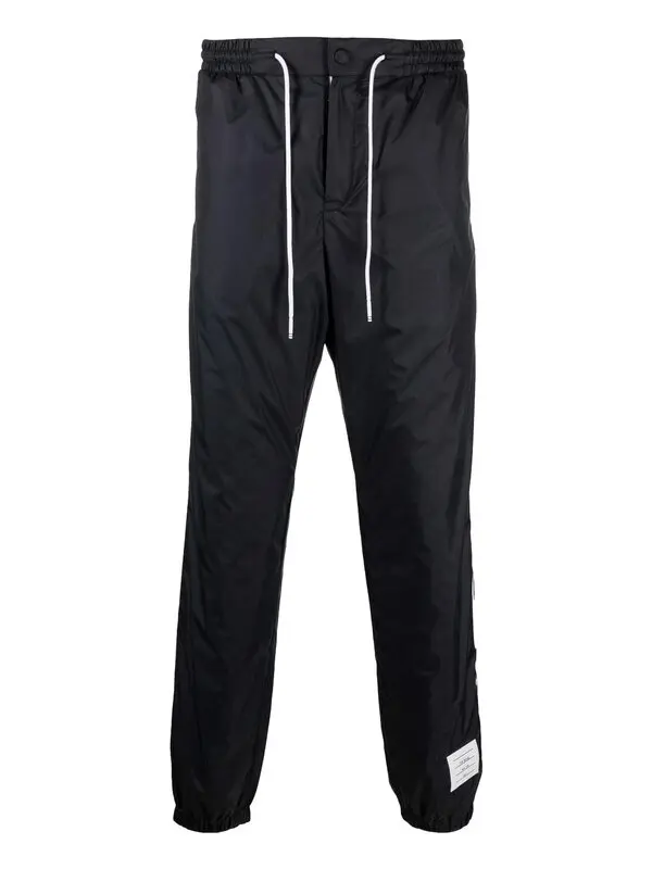 Thom Browne Logo Patch Track Pants - Blue