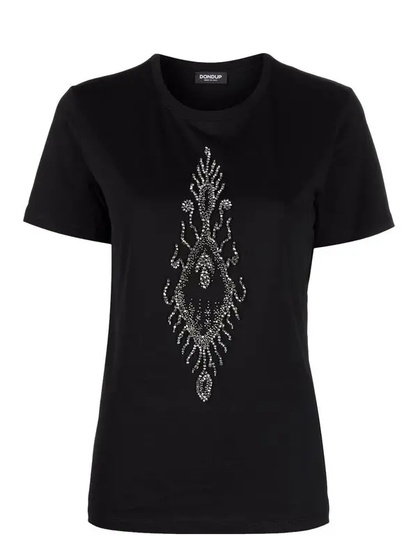 DONDUP Donup Bead-embellished T-shirt - Black