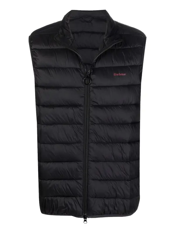 Barbour Padded Logo Gilet - Black