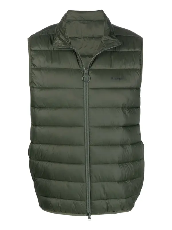Barbour Padded Logo Gilet - Green