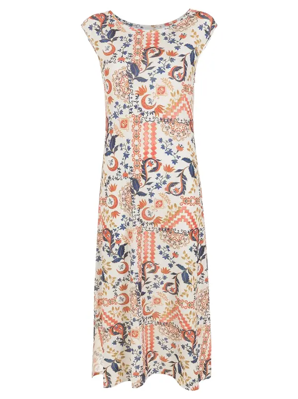 LYGIA & NANNY Floral Print Midi Dress - Neutrals