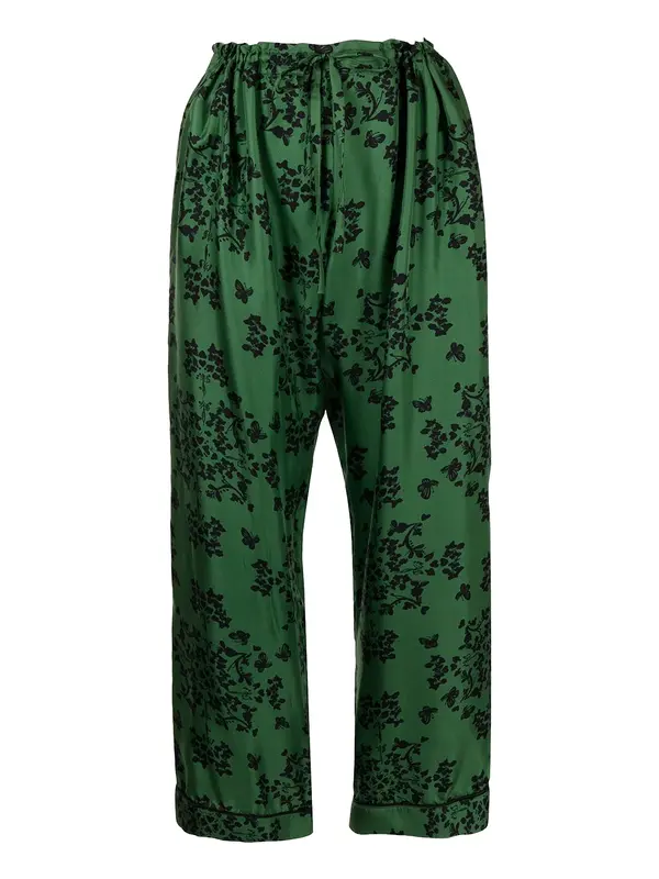 MACGRAW Vagabond Wide Leg Trousers - Green