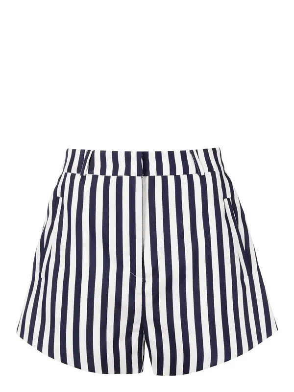 MACGRAW Poppy Striped Shorts - Blue