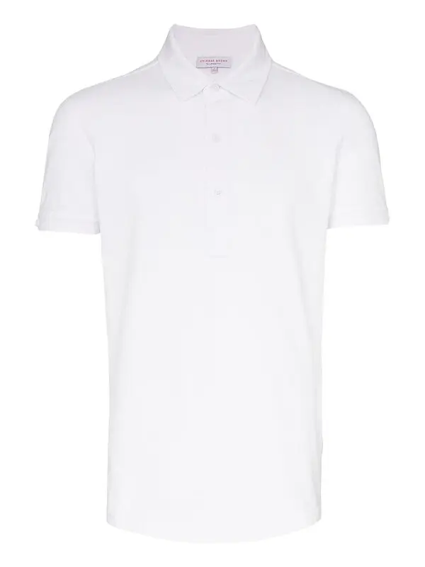 Orlebar Brown Sebastian Cotton Polo Shirt - White