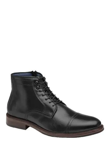 Johnston & Murphy Raleigh Xc Flex Cap Toe Boots - Black
