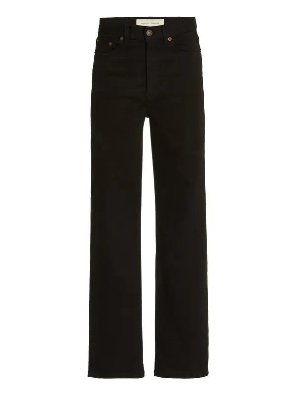 JEANERICA Eiffel High-rise Straight-leg Jeans - Black