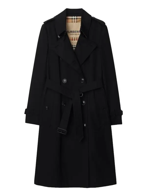 Burberry The Chelsea Heritage Trench Coat - Black