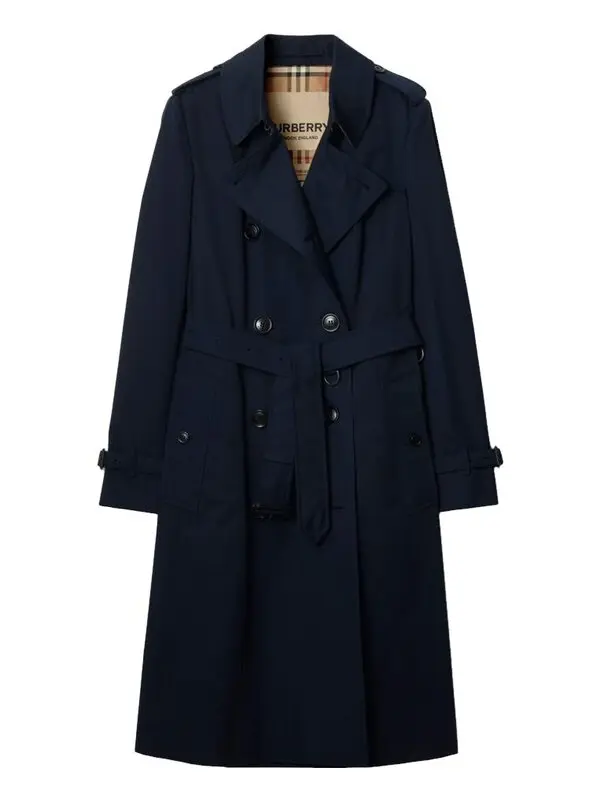 Burberry The Chelsea Heritage Trench Coat - Coal Blue