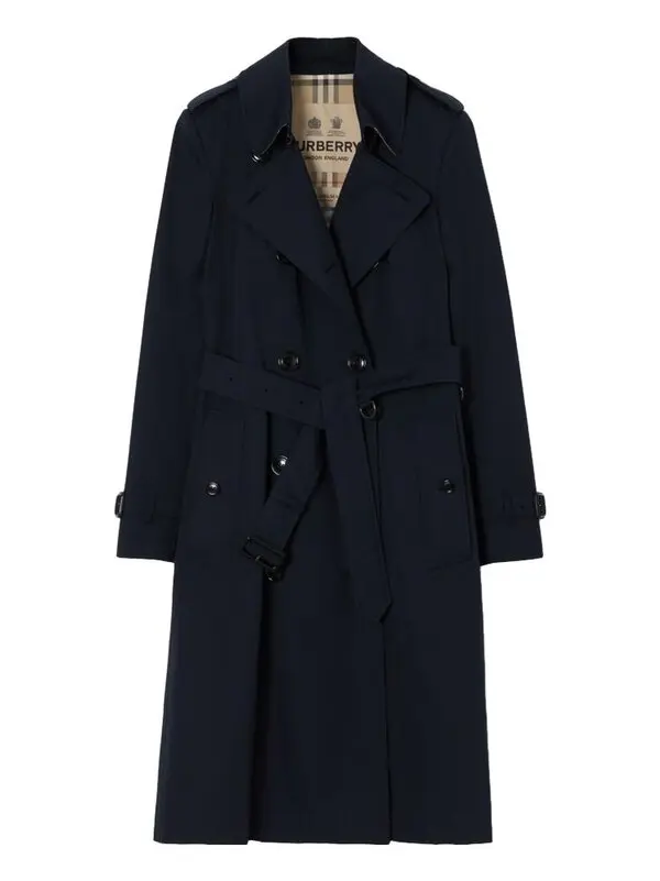 Burberry The Chelsea Heritage Trench Coat - Coal Blue