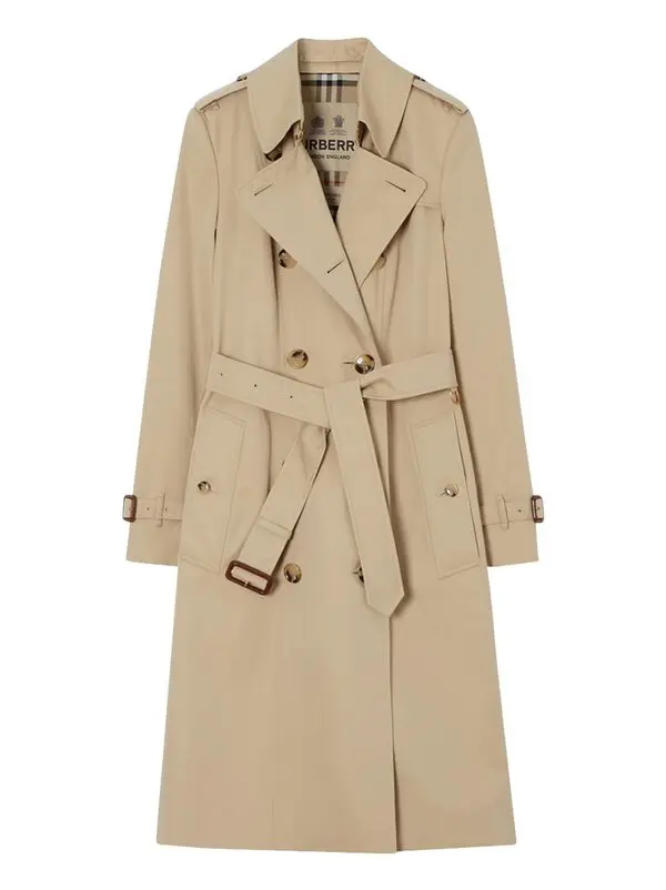 Burberry Long Chelsea Heritage Trench Coat - Honey