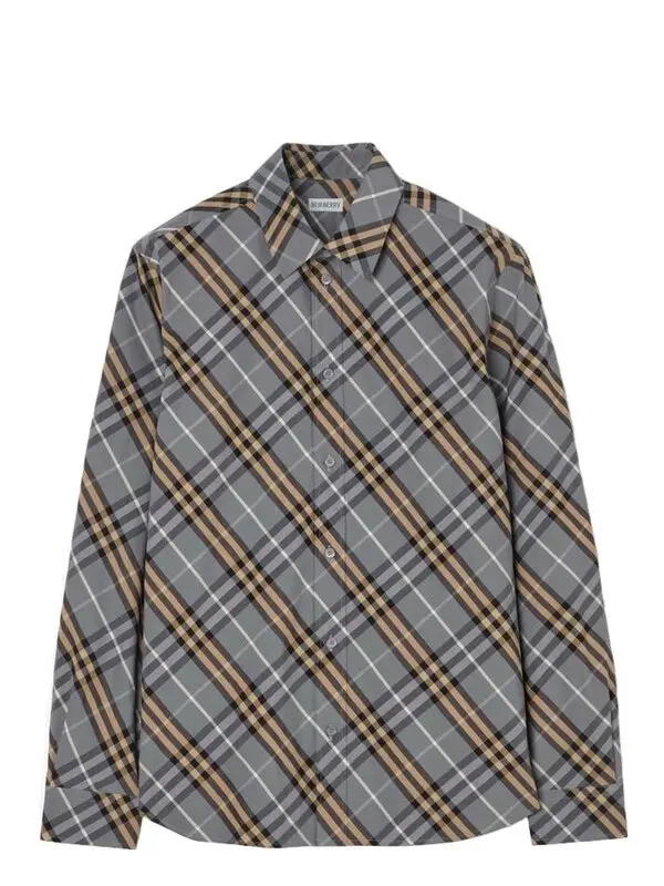 Burberry Classic Fit Check Shirt - Wave Blue