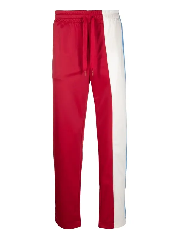 Dolce & Gabbana Color-block Track Pants - Red