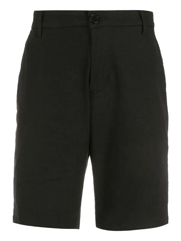 OSKLEN Slim-cut Chino Shorts - Black