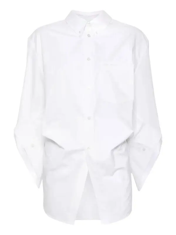 Balenciaga Swing Twisted Shirt - White