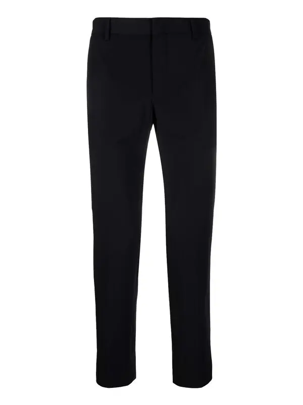 PT TORINO Straight-leg Tailored Trousers - Black