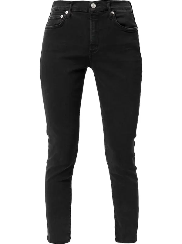 AGOLDE Mid-rise Skinny Jeans - Black