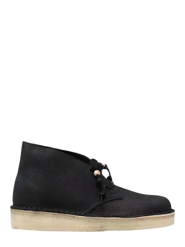 Clarks Nubuck Leather Ankle Boots - Black