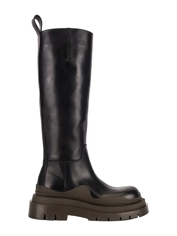 Bottega Veneta Tire High Top Boots - Black & Camping