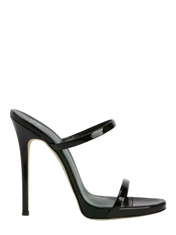 GIUSEPPE ZANOTTI 120mm Darsey Sandals - Black