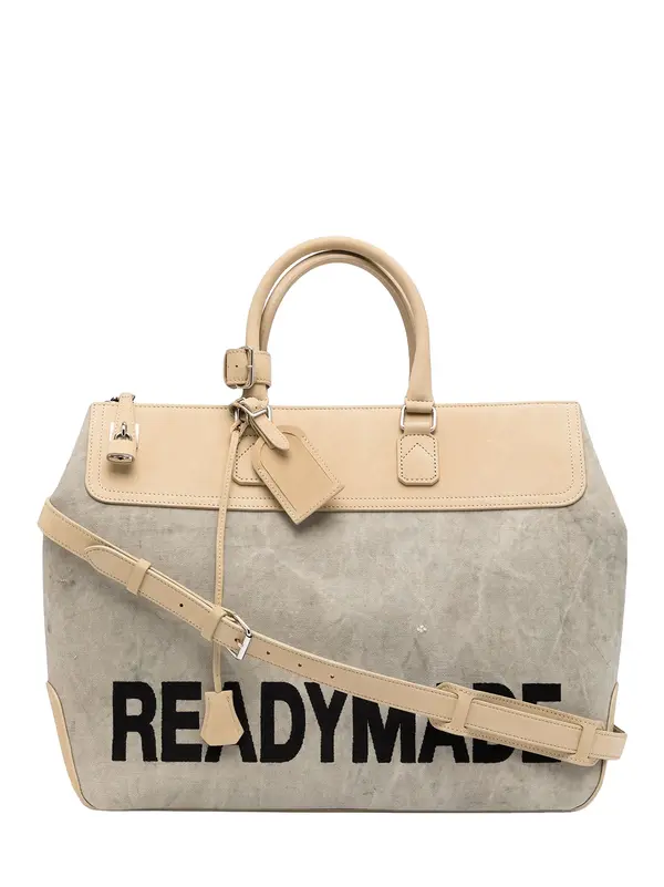 Readymade Logo-print Holdall Bag - Neutrals