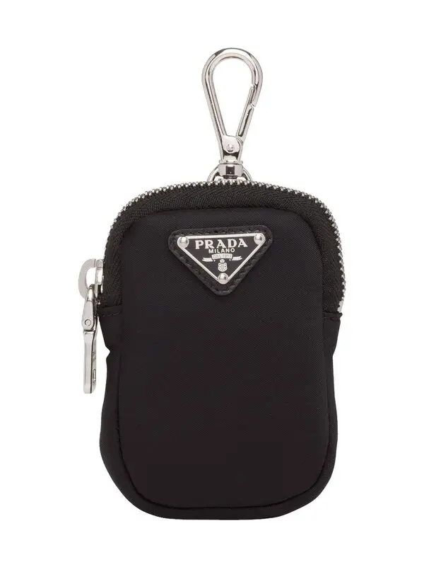 Prada Mini Re-nylon Keyring Bag Charm - Black