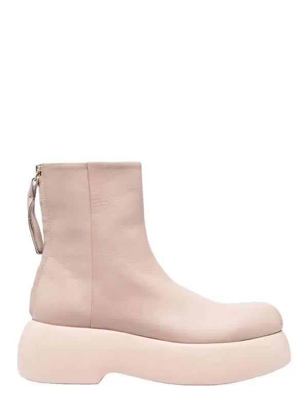 Agl Flatform Ankle Boots - Pink