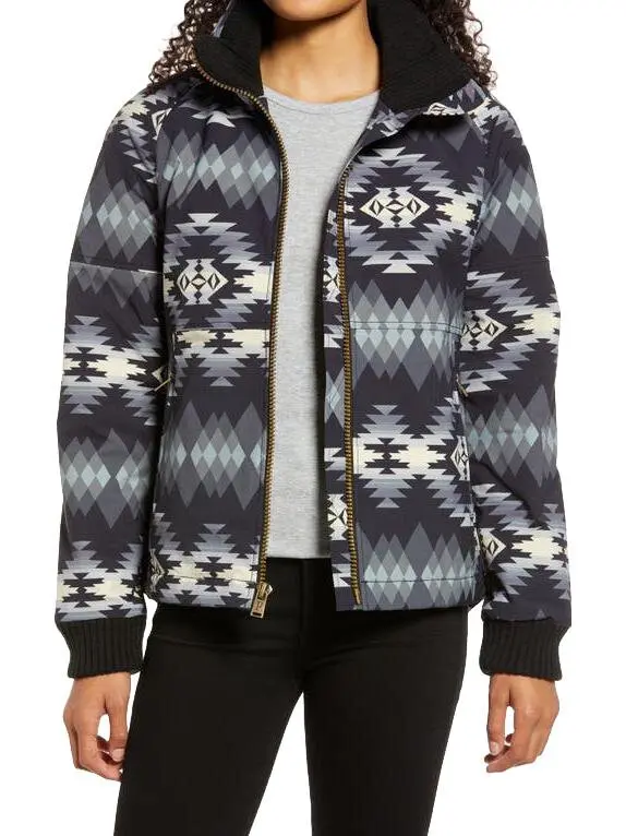 Pendleton Alamosa Ripstop Zip Jacket - Black/papago