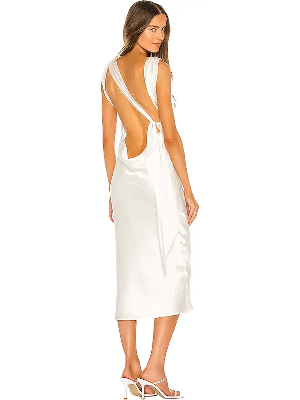 THE BAR Max Dress - Blanc