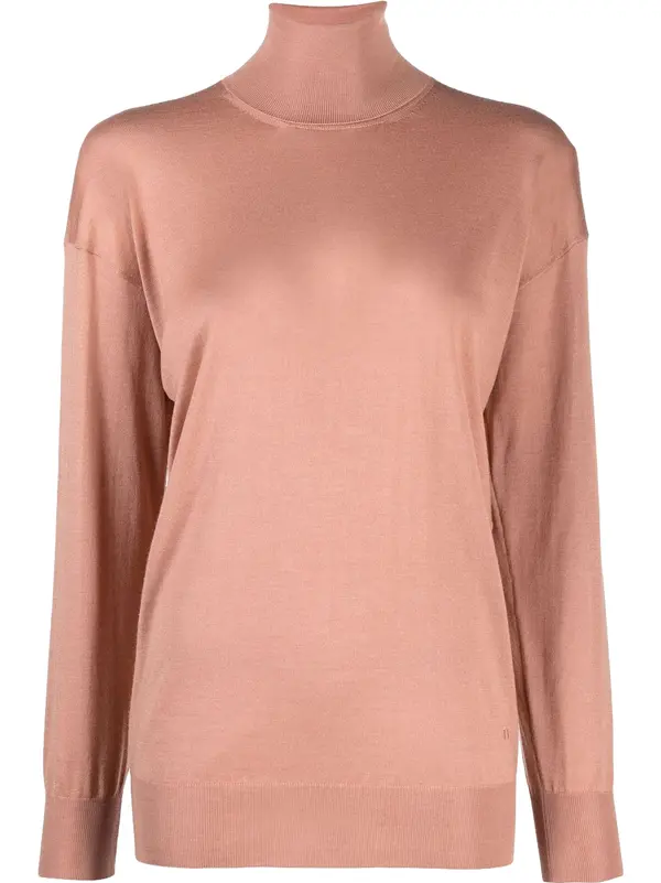 TOM FORD High-neck Knitted Top - Pink