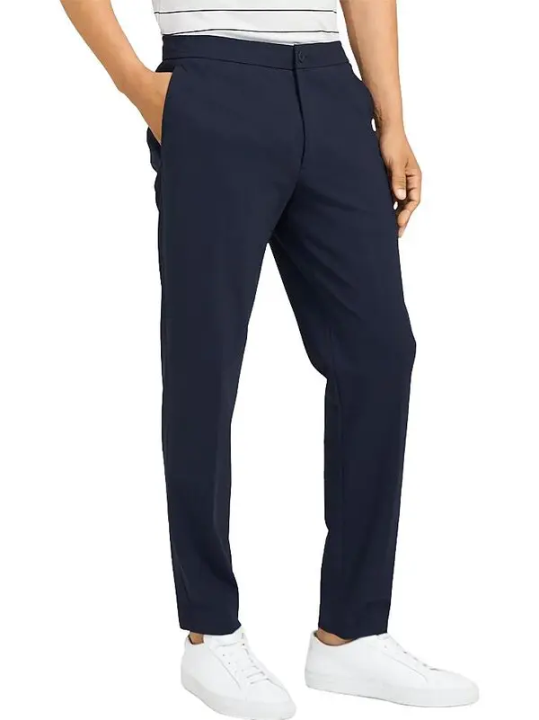 Theory Mayer Drawstring Precision Slim Fit Ponte Pants - Baltic