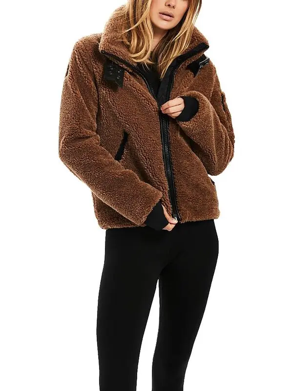 Sam. Sherpa Denver Jacket - Cappuccino