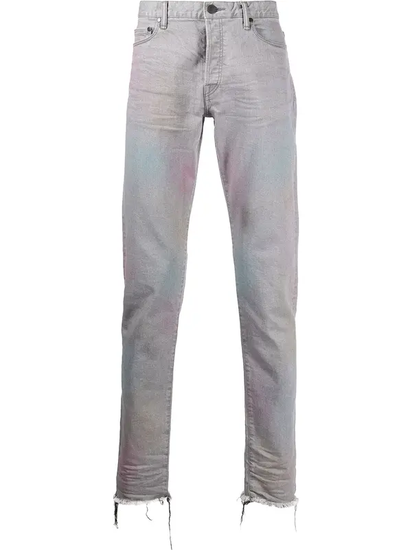 John Elliott The Cast 2 Mid-rise Straight-leg Jeans - Grey